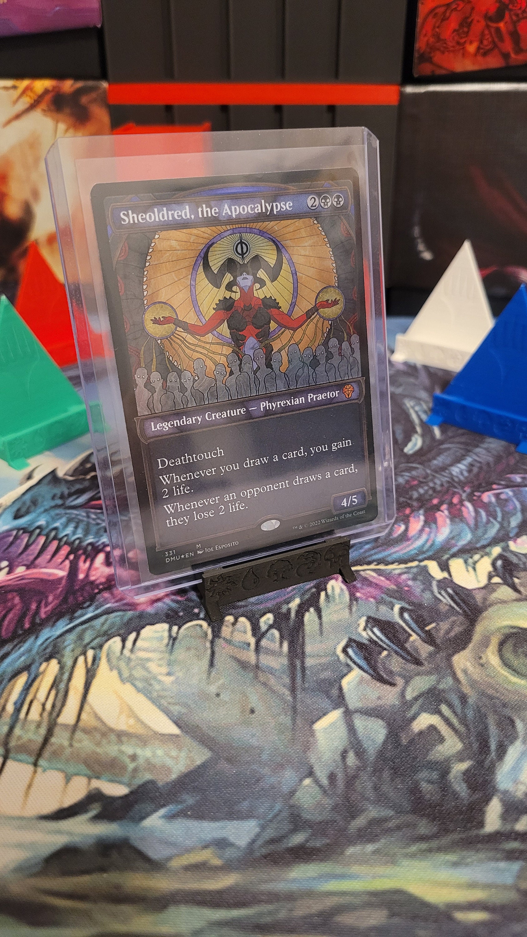 MTG Card Display Stand - Vertical Holder for Collectors - Etsy