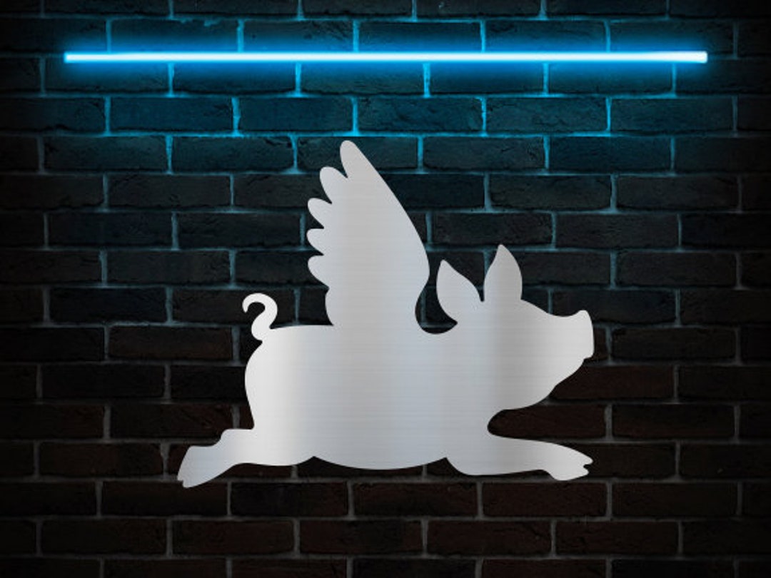 Flying Pig DXF/SVG Plasma - Etsy