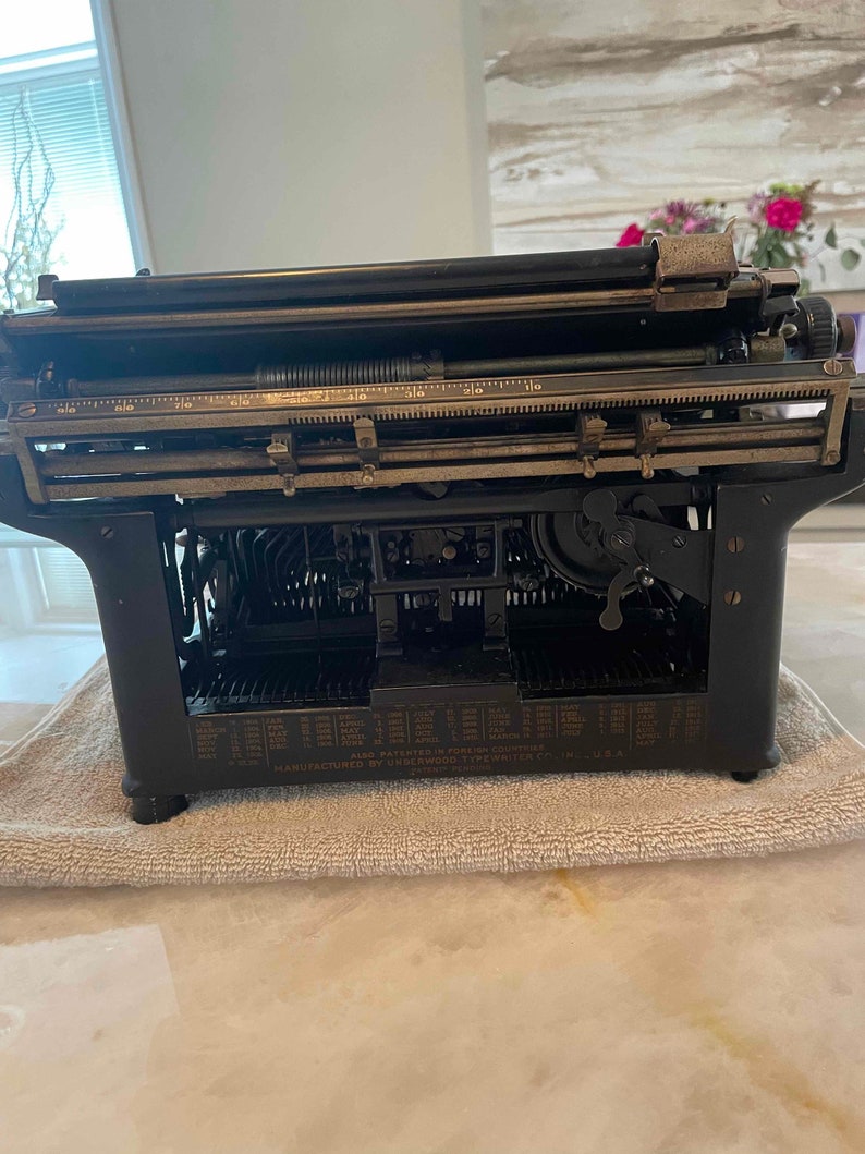 Underwood Typewriter From 1925, No. 5, Fully Functional - Etsy