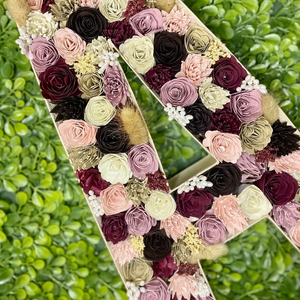 Flower Letter - Etsy