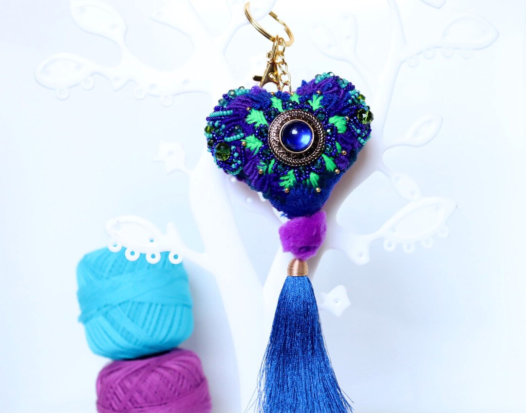 Deep Blue Heart - Etsy