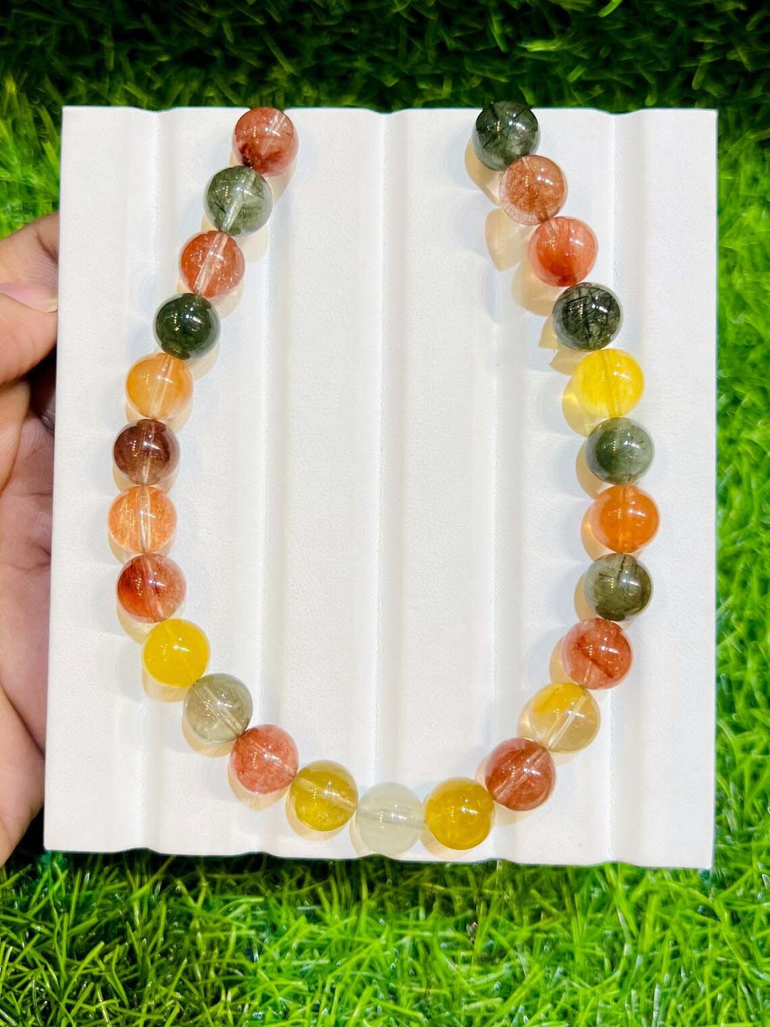 Natural Multi Rutile Smooth Round Balls Beads Fine AAA - Etsy