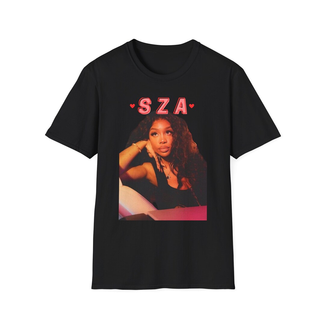 Vintage Aesthetic SZA Graphic T-shirt SZA Singer Unisex Softstyle T ...