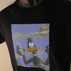 Daffy Duck Money - Cartoon T-shirt - Etsy
