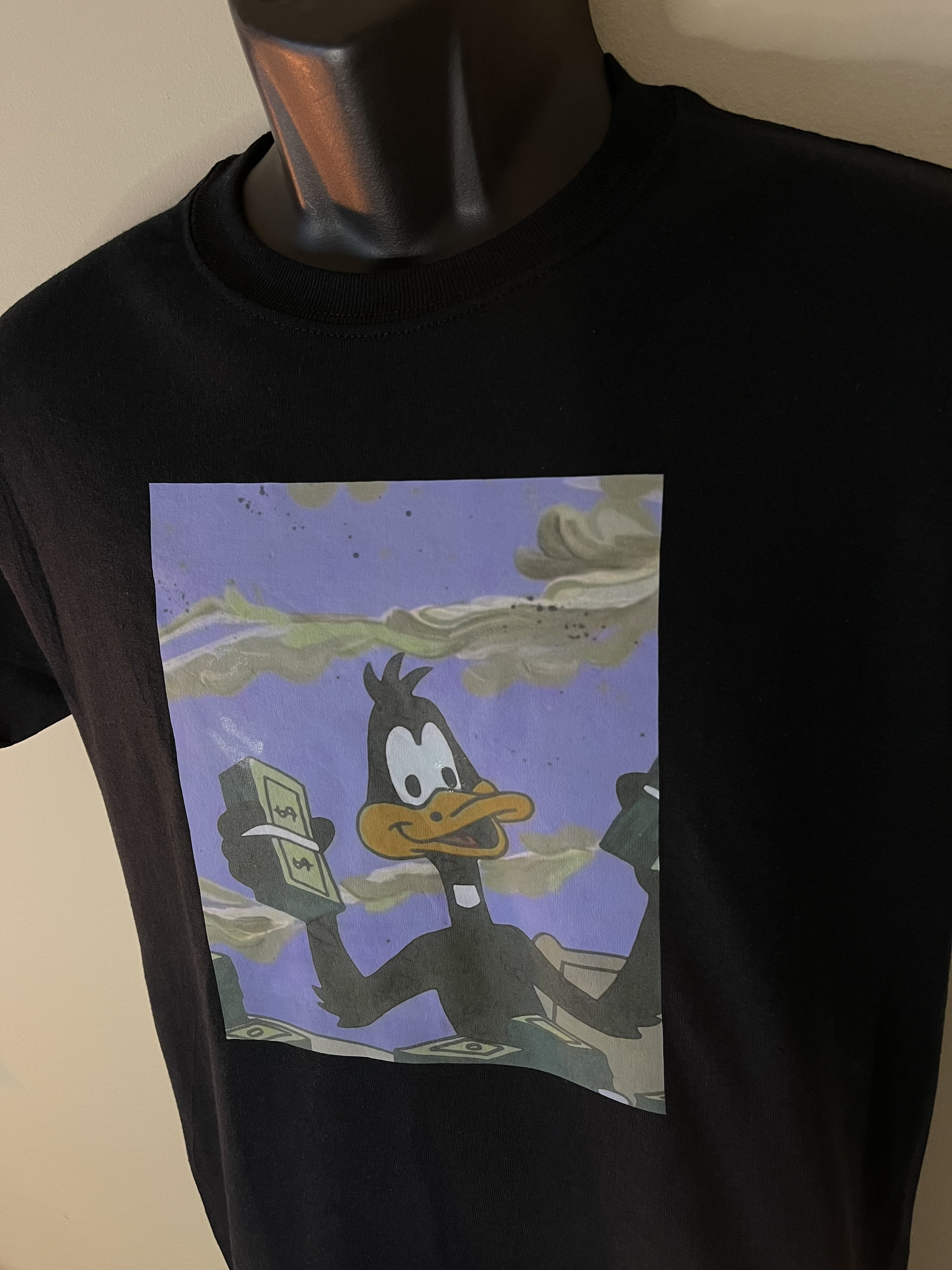 Daffy Duck Money - Cartoon T-shirt - Etsy