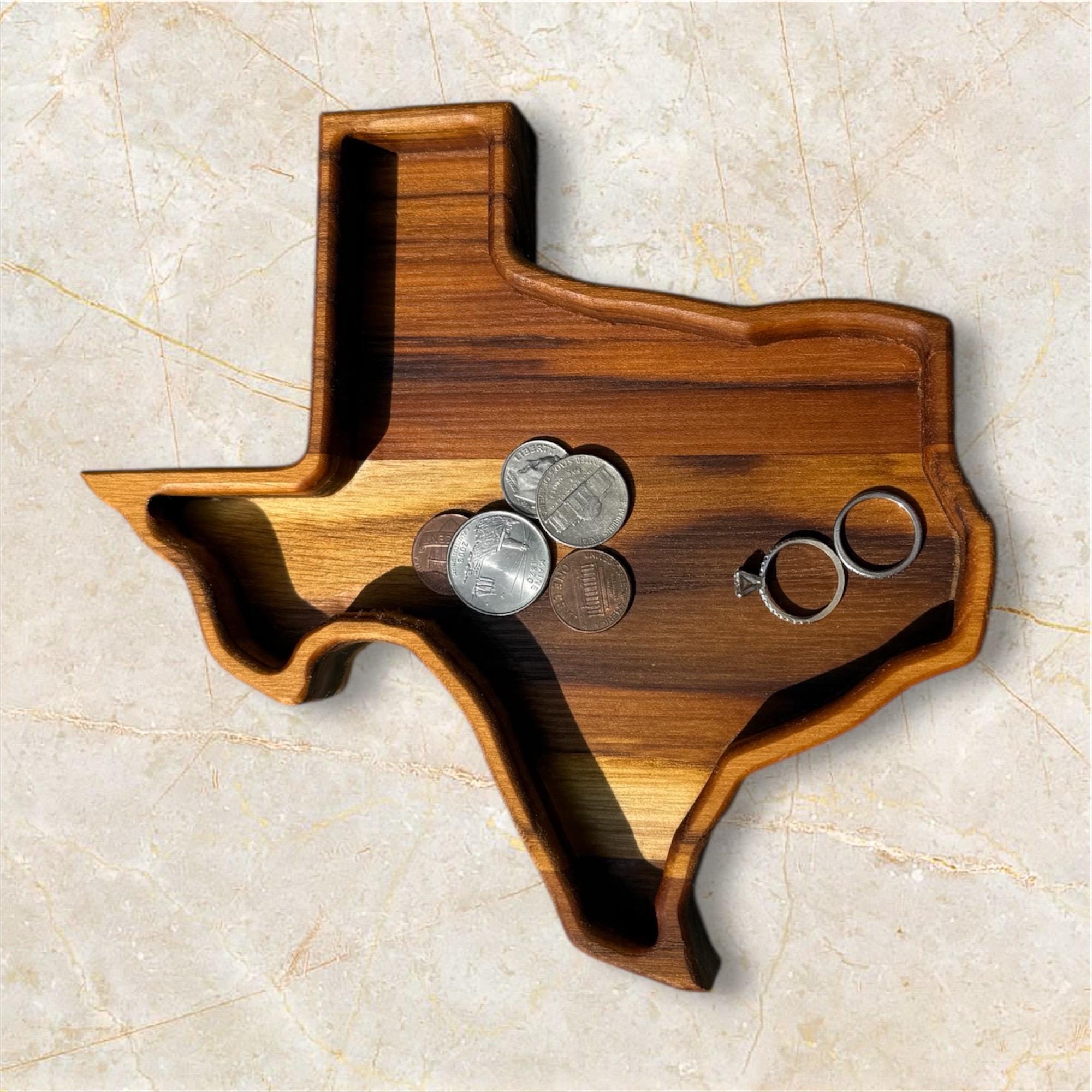 Teak Texas Charcuterie/catch-all Tray/decor - Etsy