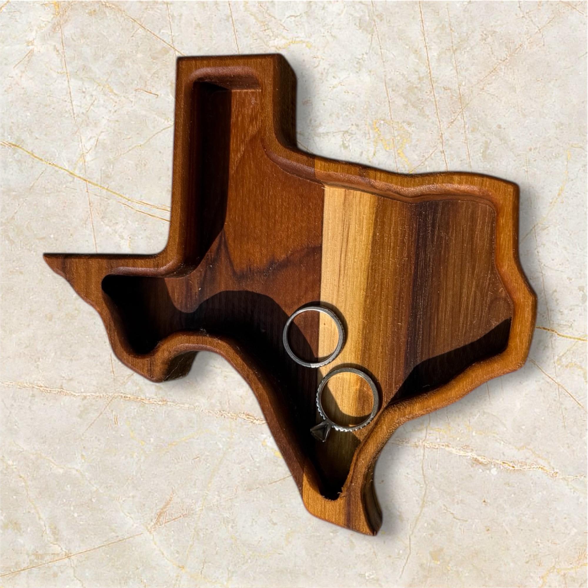 Teak Texas Charcuterie/catch-all Tray/decor - Etsy