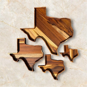 Teak Texas Charcuterie/catch-all Tray/decor - Etsy
