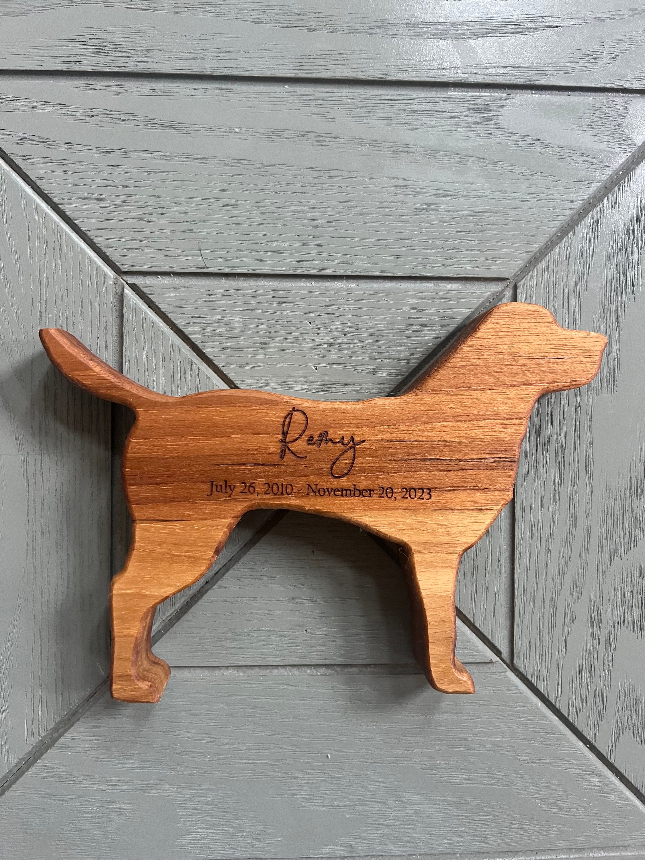 Dog Remembrance Statue and Keepsake Tray - Etsy