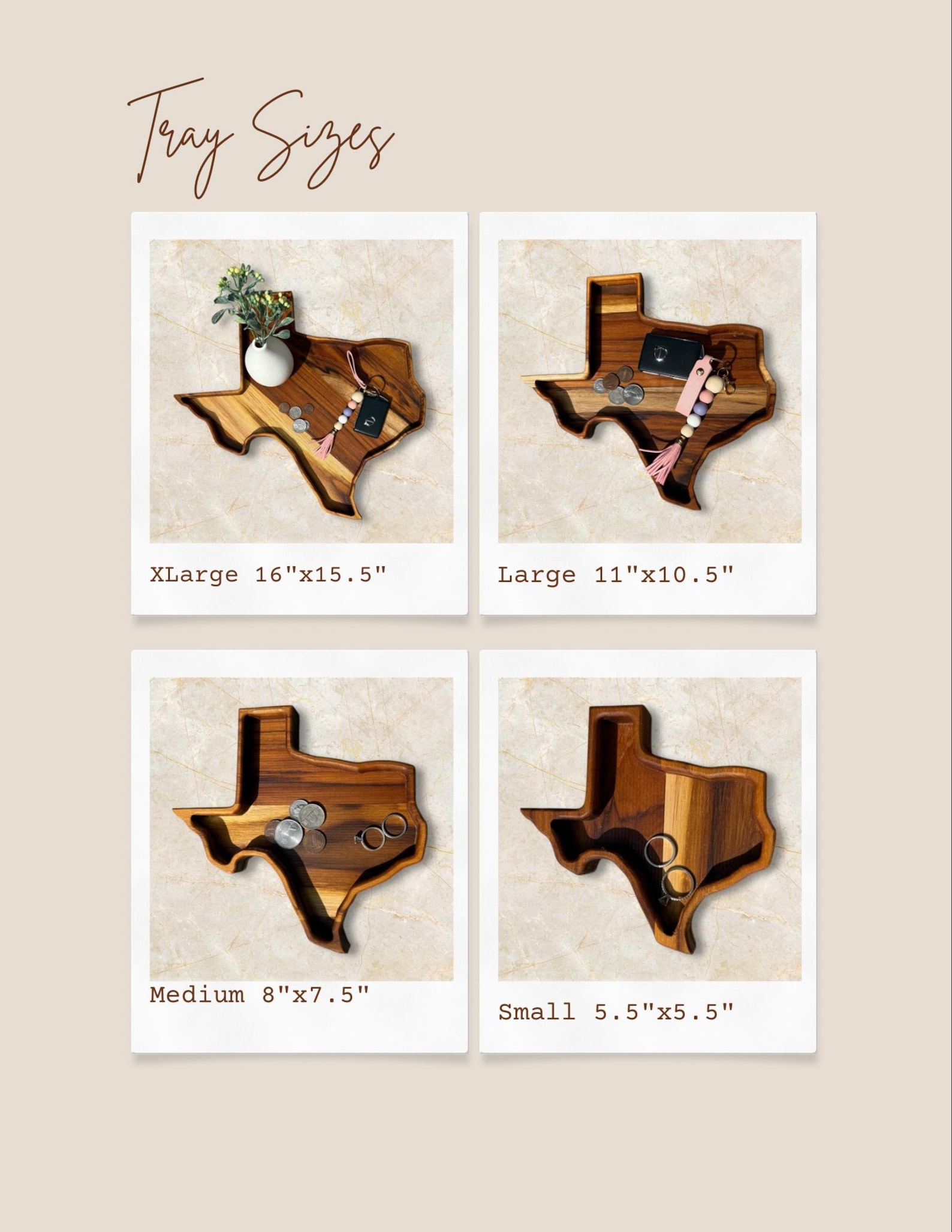 Teak Texas Charcuterie/catch-all Tray/decor - Etsy