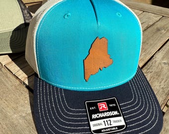State Leather Patch Hat - Etsy