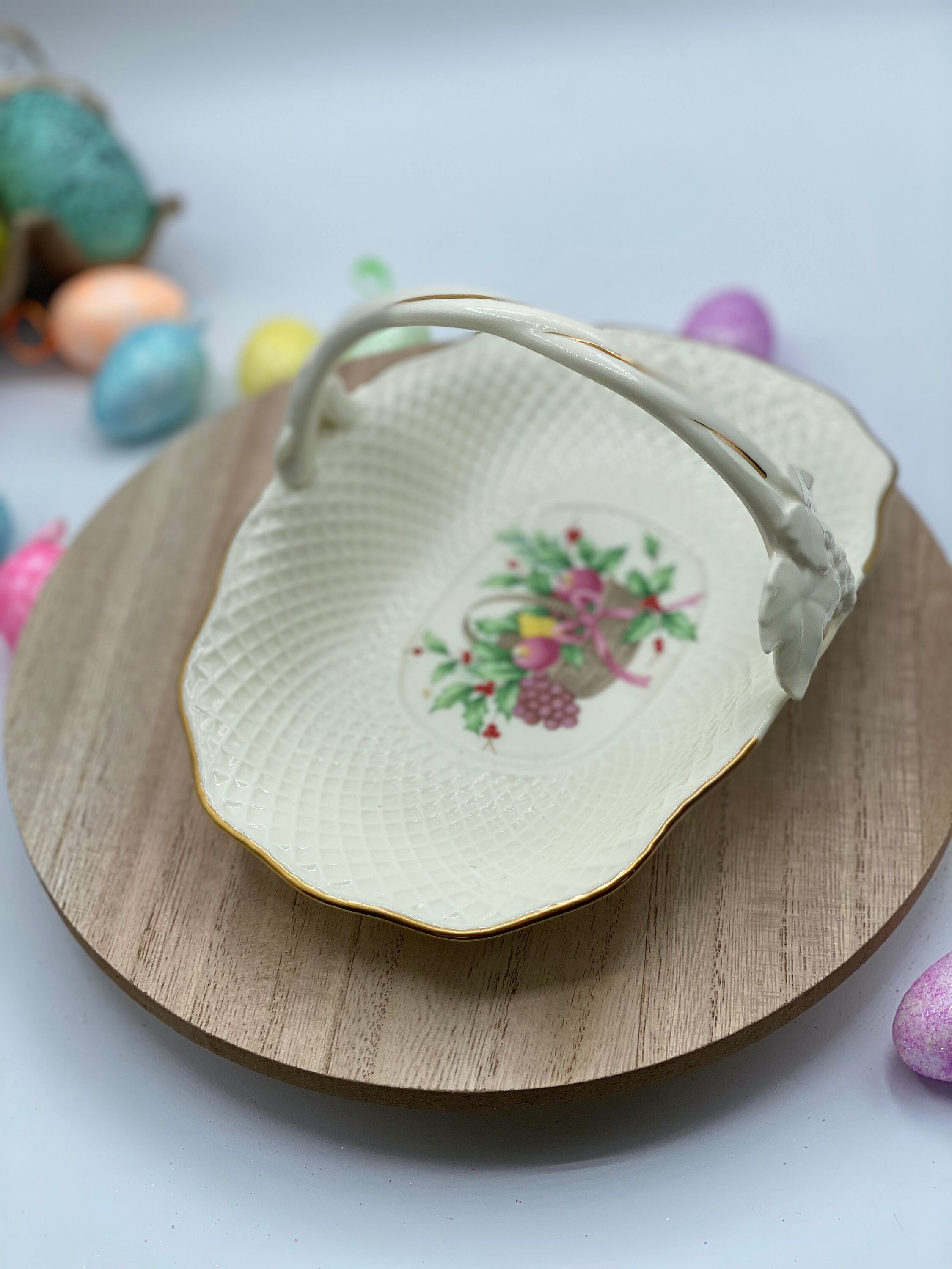 Mikasa Ivory Bone China Basket. Home Decor. - Etsy