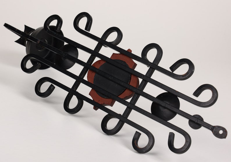 Dantoft Danish Modern Cast Iron Candle Holder Wall Art - Etsy