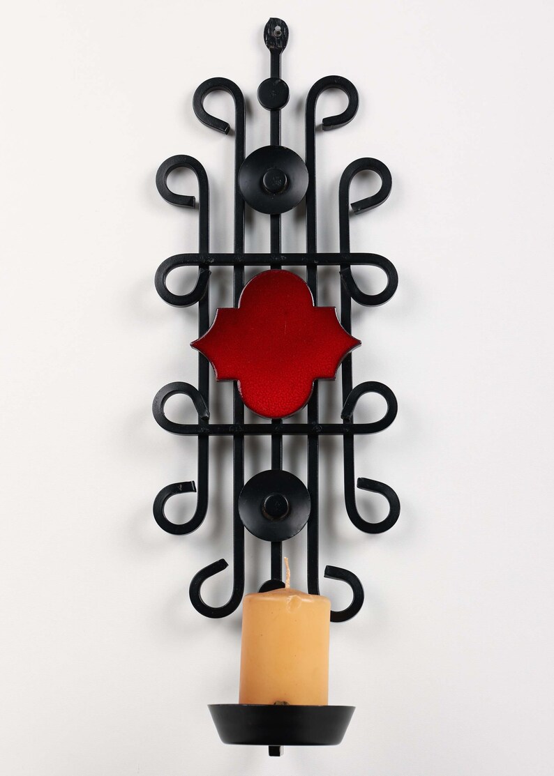 Dantoft Danish Modern Cast Iron Candle Holder Wall Art - Etsy