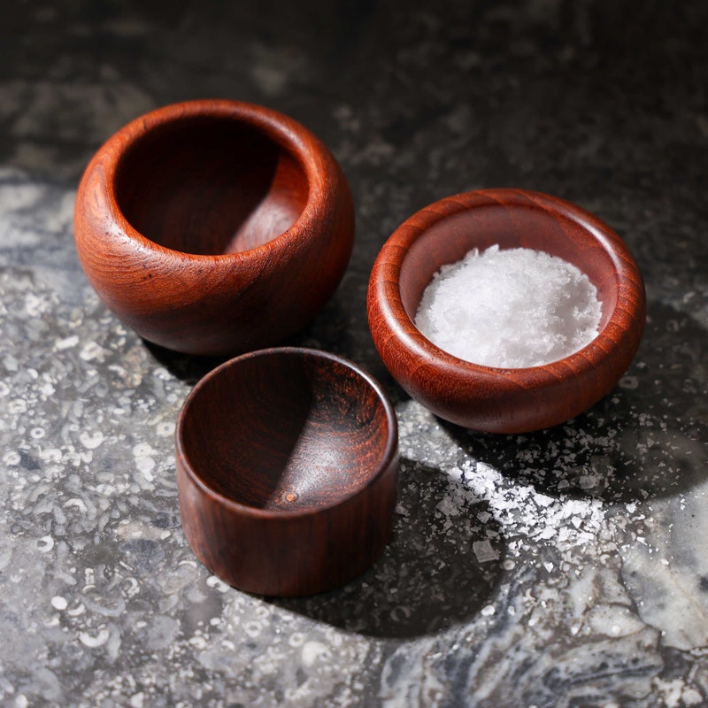 Teak Salt and Pepper - Etsy