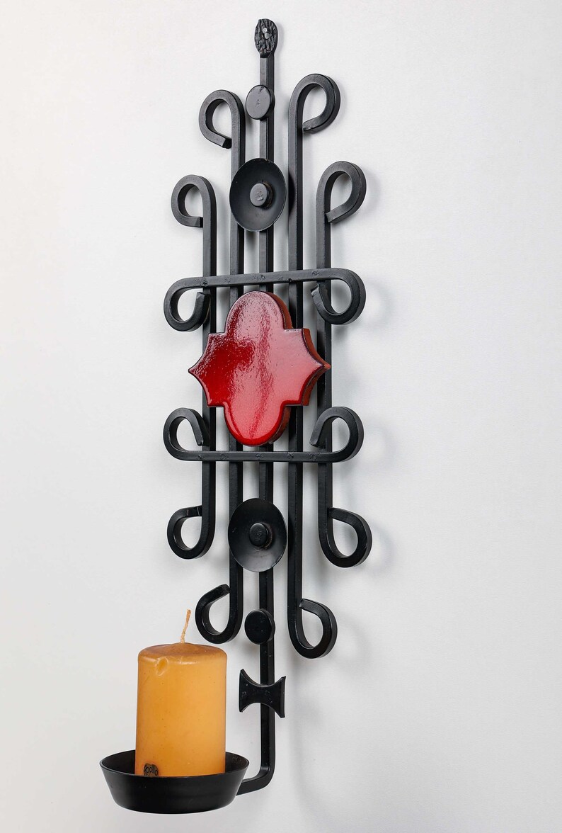 Dantoft Danish Modern Cast Iron Candle Holder Wall Art - Etsy