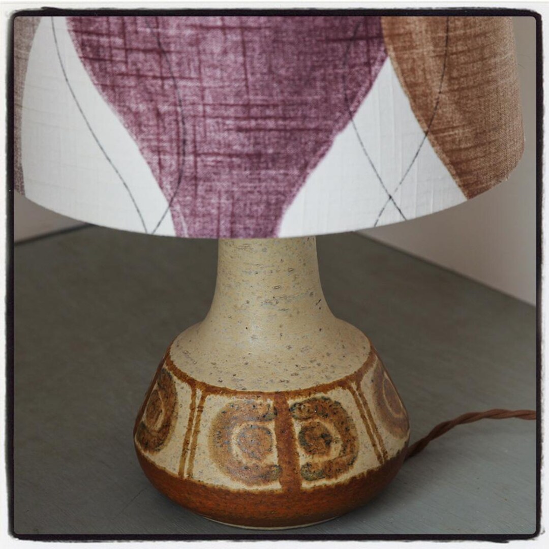 Vintage Søholm Ceremik Lamp, Erica Model 3062, Designed by Noomi ...