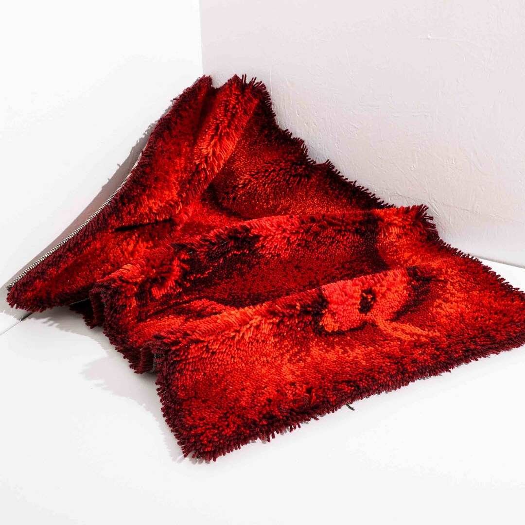 Prehistoric Aurochs, Rya Rug (M) Scandinavian 20th Century Modern ...