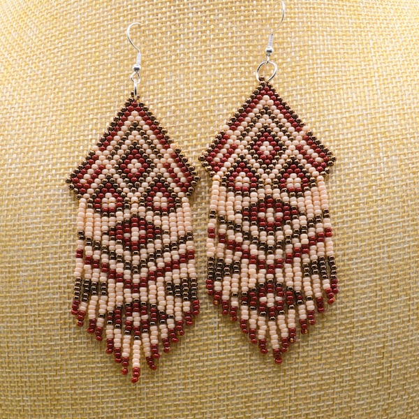 Maroon Beads - Etsy
