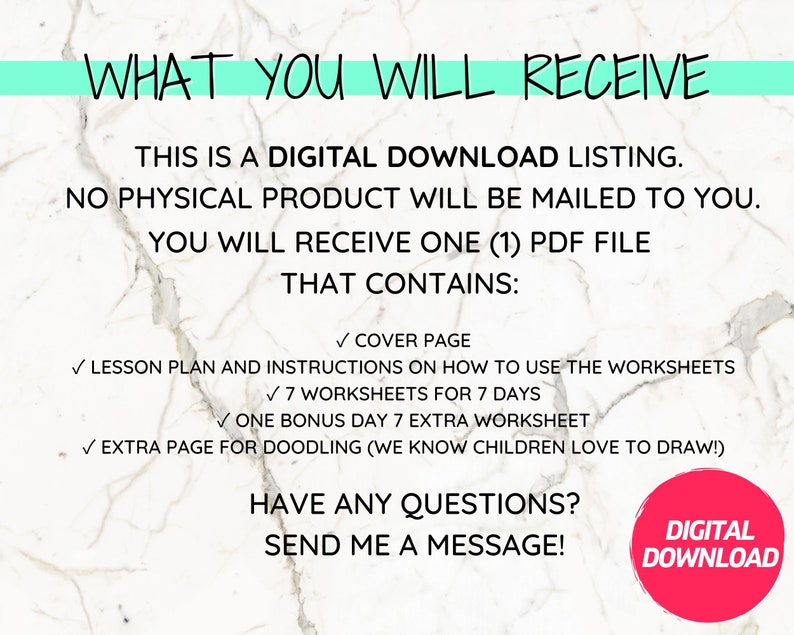 Music Theory CDE Notes Worksheet for Children and Beginners, 7 Day ...