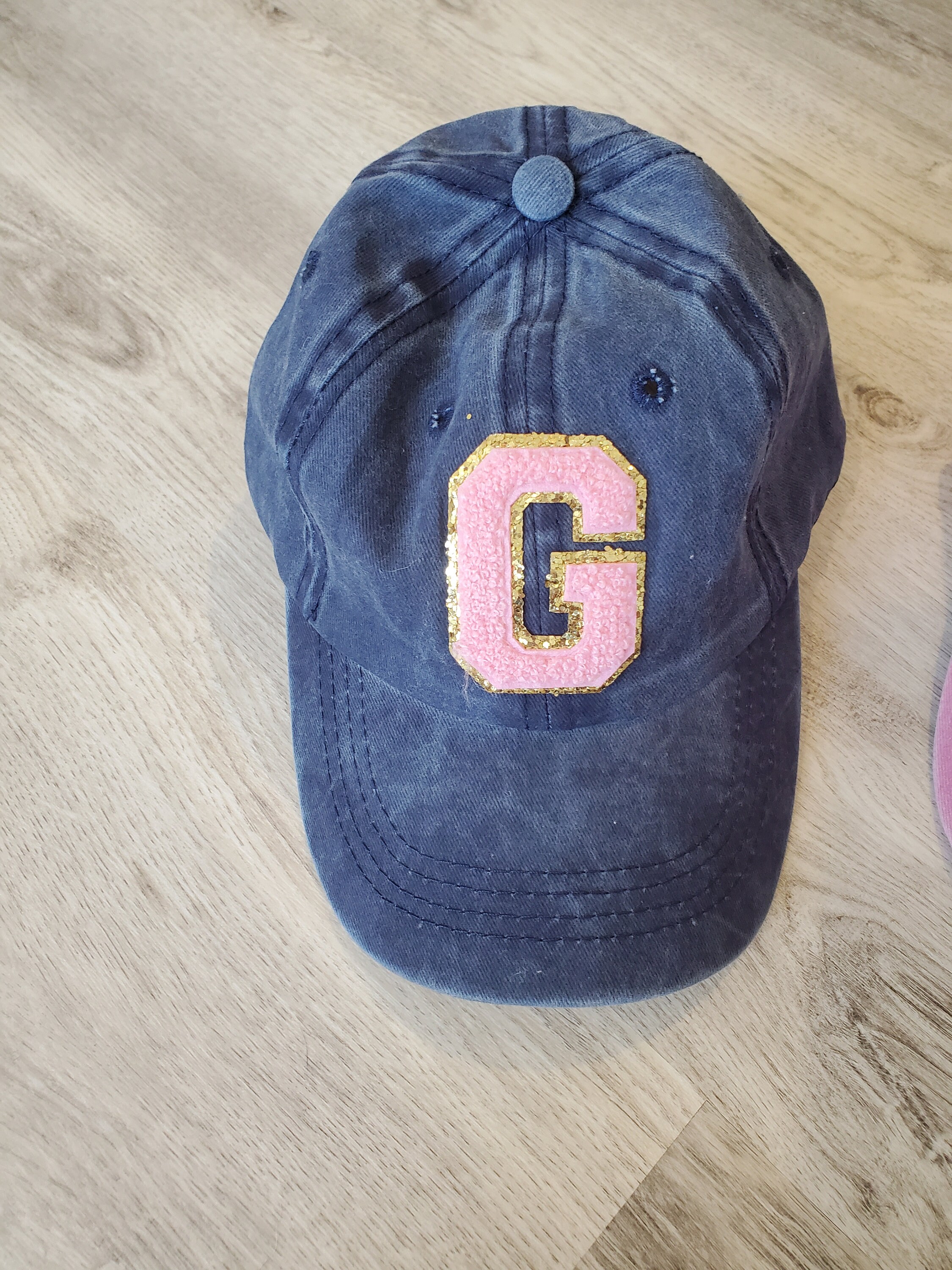 Youth Varsity Letter Patch Hat Personalized Kids Baseball - Etsy