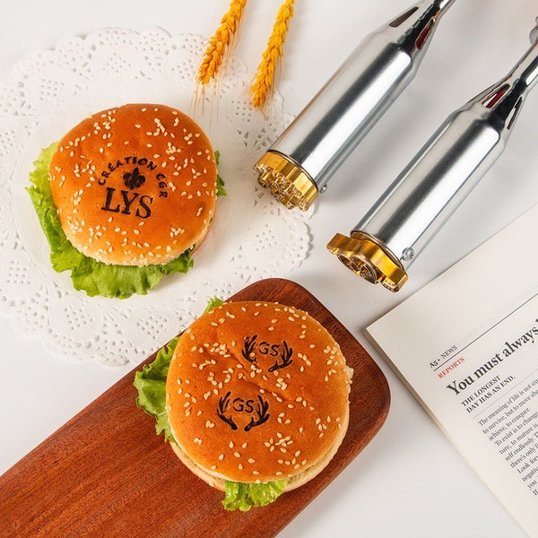 Burger Stamp - Etsy