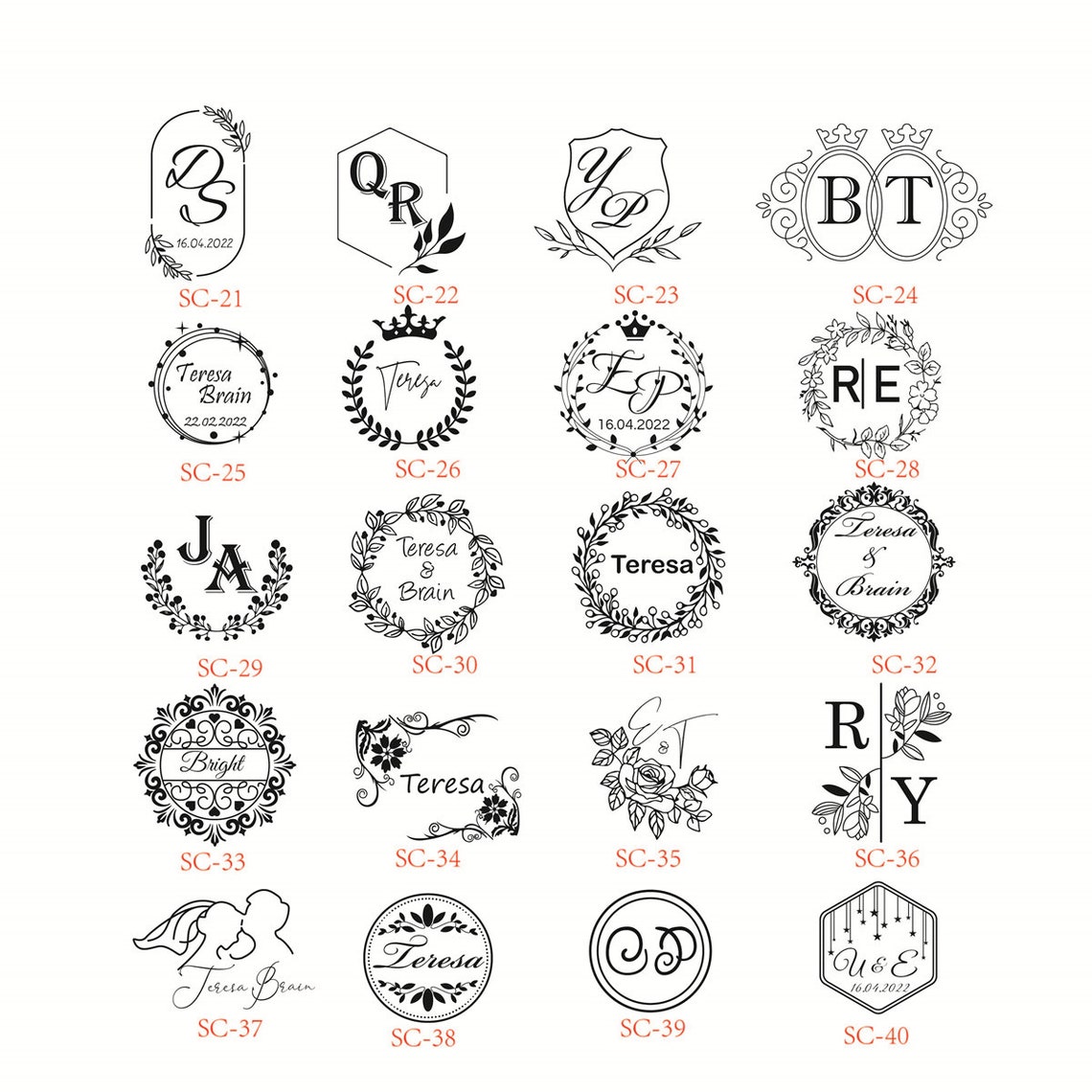 Custom Wax Seal Stamp Kit Personalized Initial Stamp Letter - Etsy UK