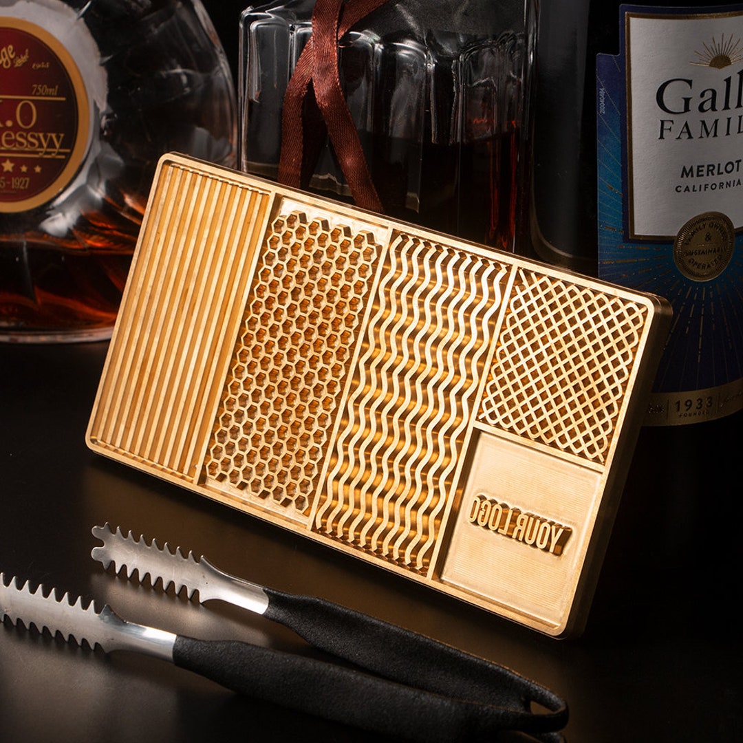 Custom Bar Logo Ice Cube Plate, Custom Ice Stamp, Custom Ice Plate ...