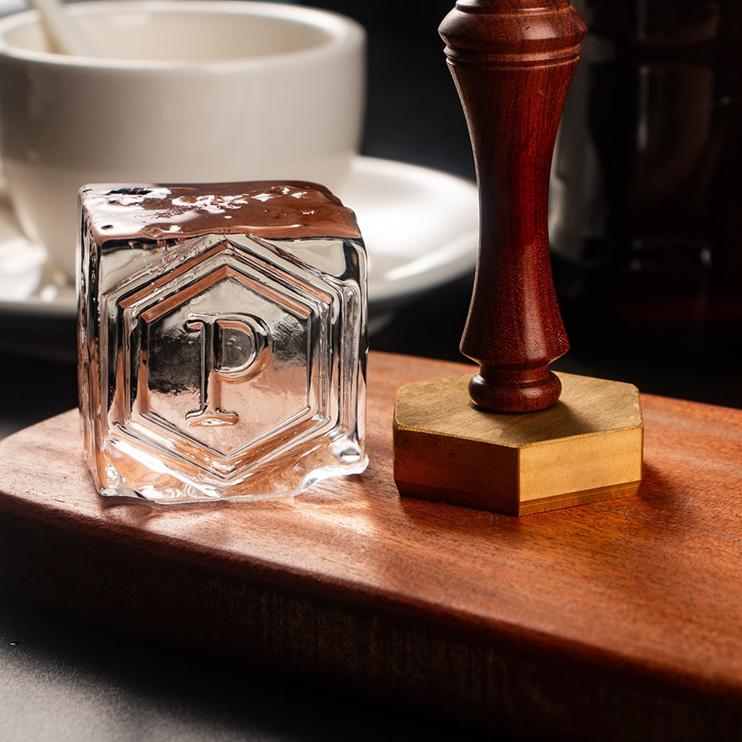 Personalized Ice Cube Stamp, Custom Whiskey Stamp, Custom Logo Stamp ...