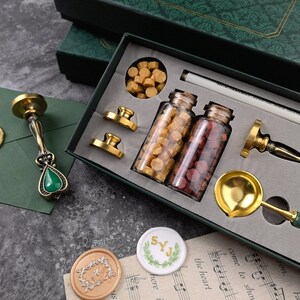 Custom Wax Stamps Wax Seal Stamp Kit Wax Seal Set Custom - Etsy