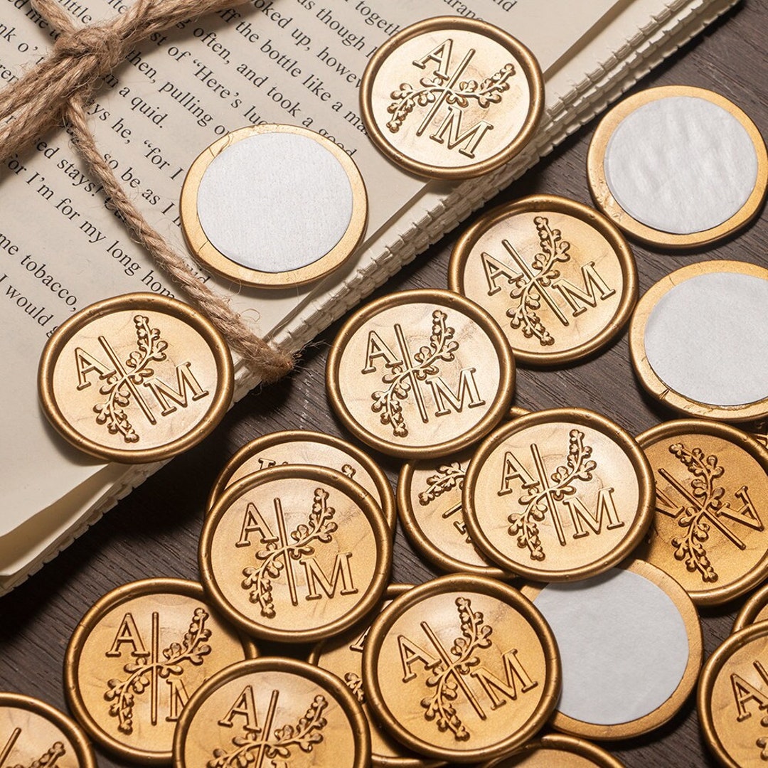 Custom Wax Seal Stickers, Custom Wax Seals, Custom Self-adhesive Wax ...