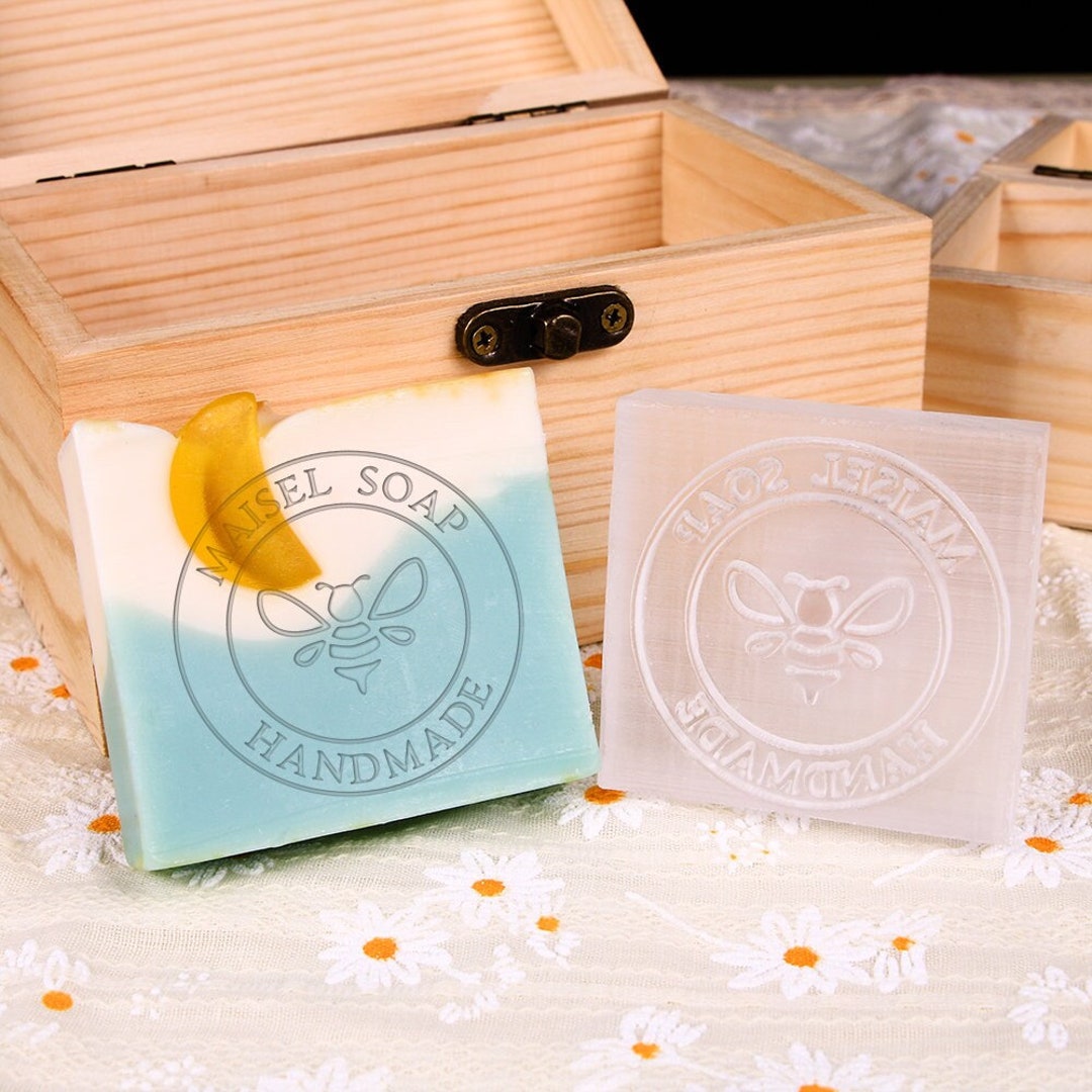 Custom Soap Stamp, Acrylic Soap Stamp Mold, Soap Stamp Custom, Soap ...