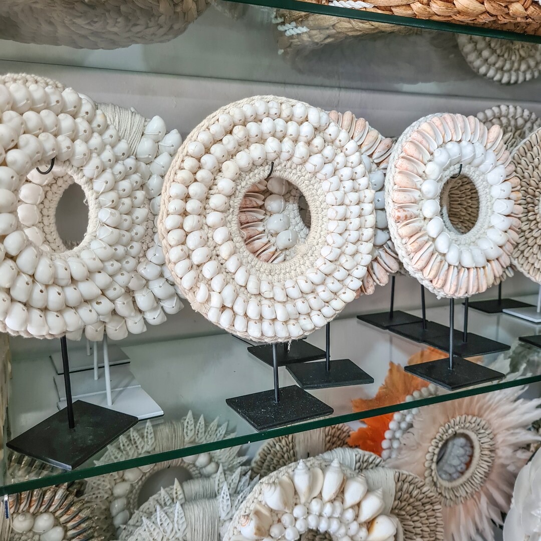 Shell Table Figurines Eco Statuette Hand Made From Seashells - Etsy