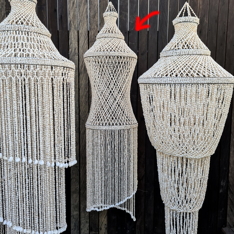 Shell Chandelier Pendant Lamp Shade Shell Lampshade Pendant | Etsy