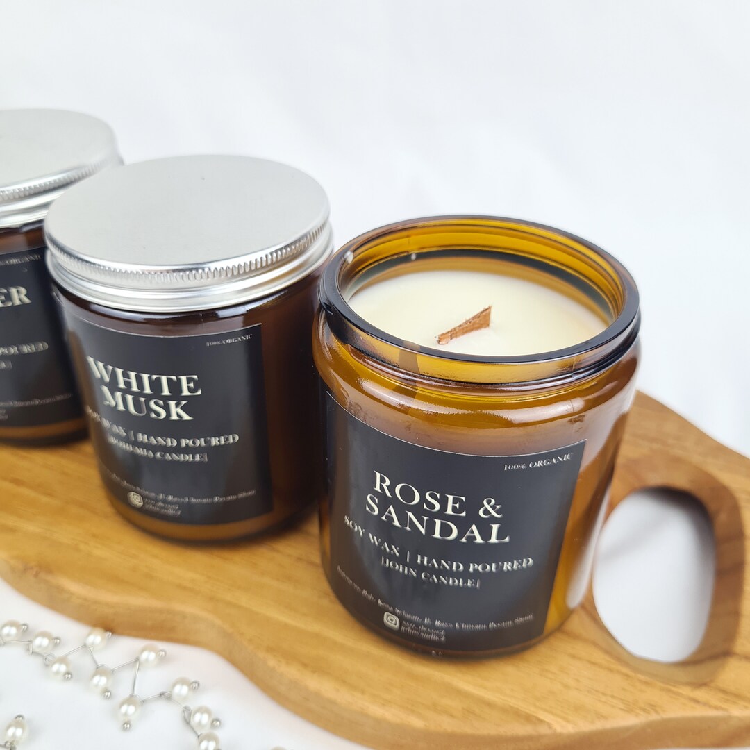 Stylish Candle 250 Ml Black Edition Aroma Organic Vegan Soy - Etsy