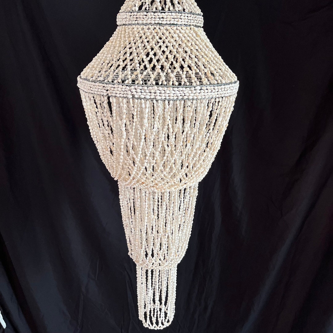 Pendant Light 40x120cm Bedroom Lighting Shell Chandelier - Etsy
