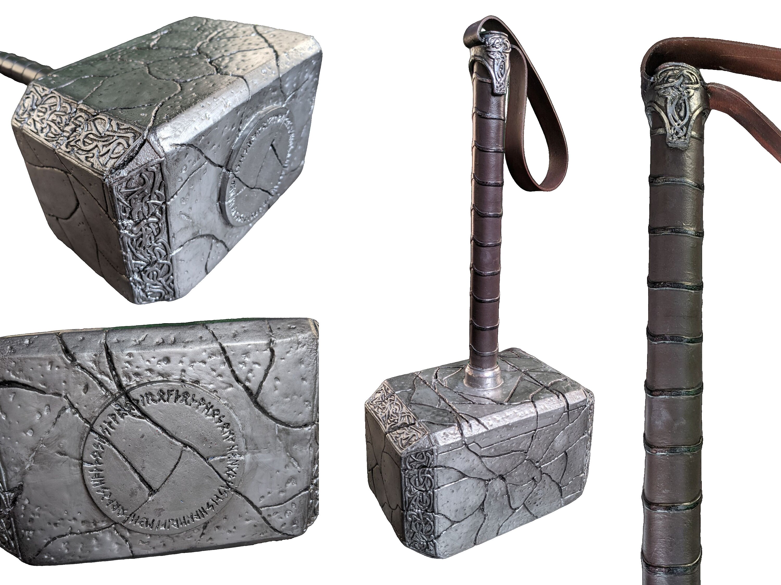 Thor Cosplay Mjolnir Hammer Detail Pattern Files PDF - Etsy
