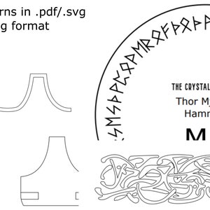 Thor Cosplay Mjolnir Hammer Detail Pattern Files PDF - Etsy