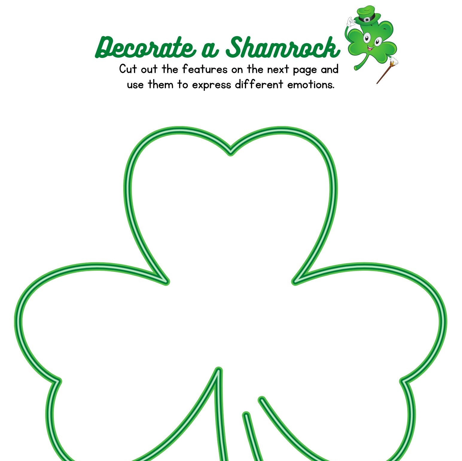 St. Patrick's Day Social-emotional Learning - Etsy