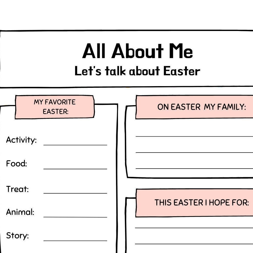 Social-emotional Learning Easter Activities Homeschool SEL Unit - Etsy