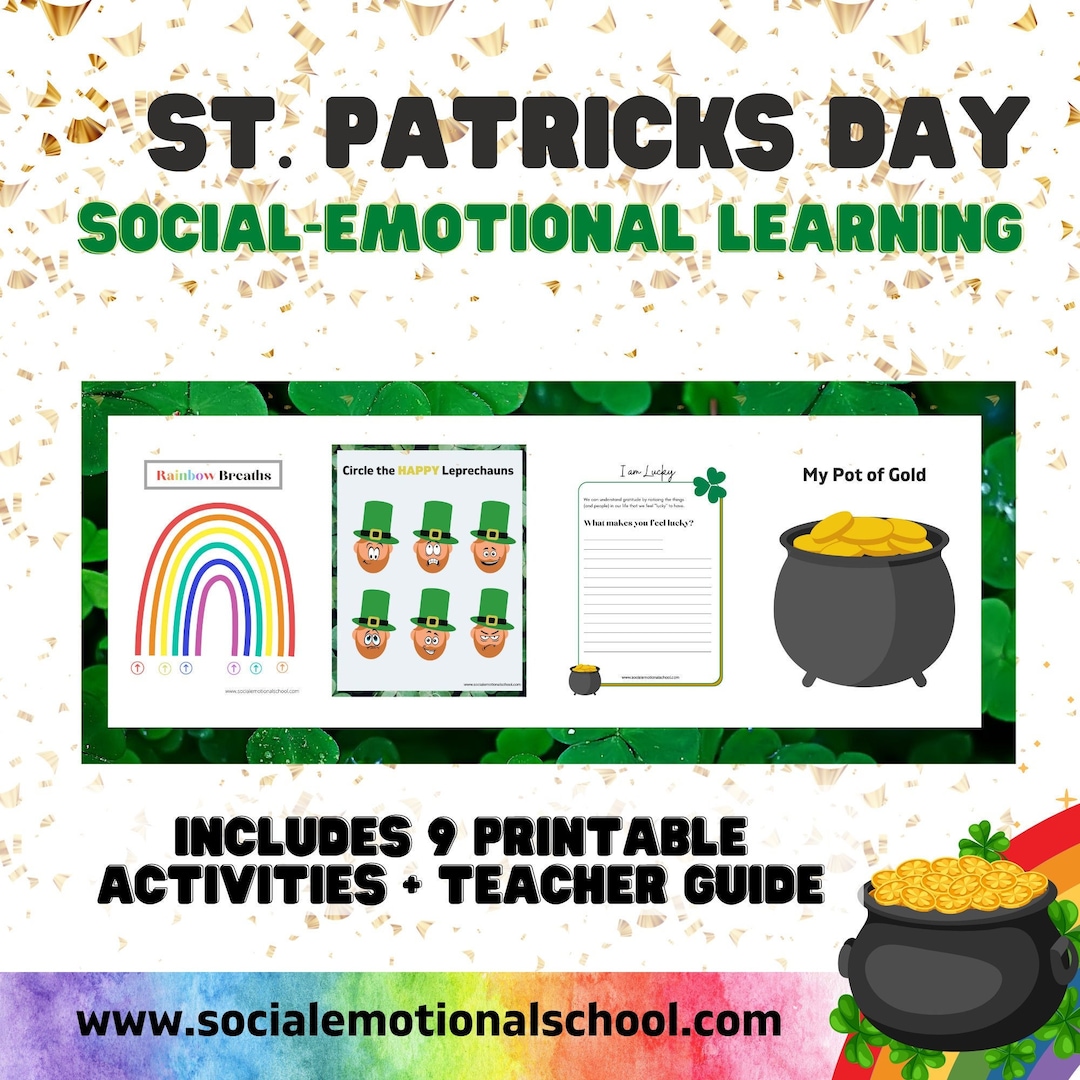 St. Patrick's Day Social-emotional Learning - Etsy