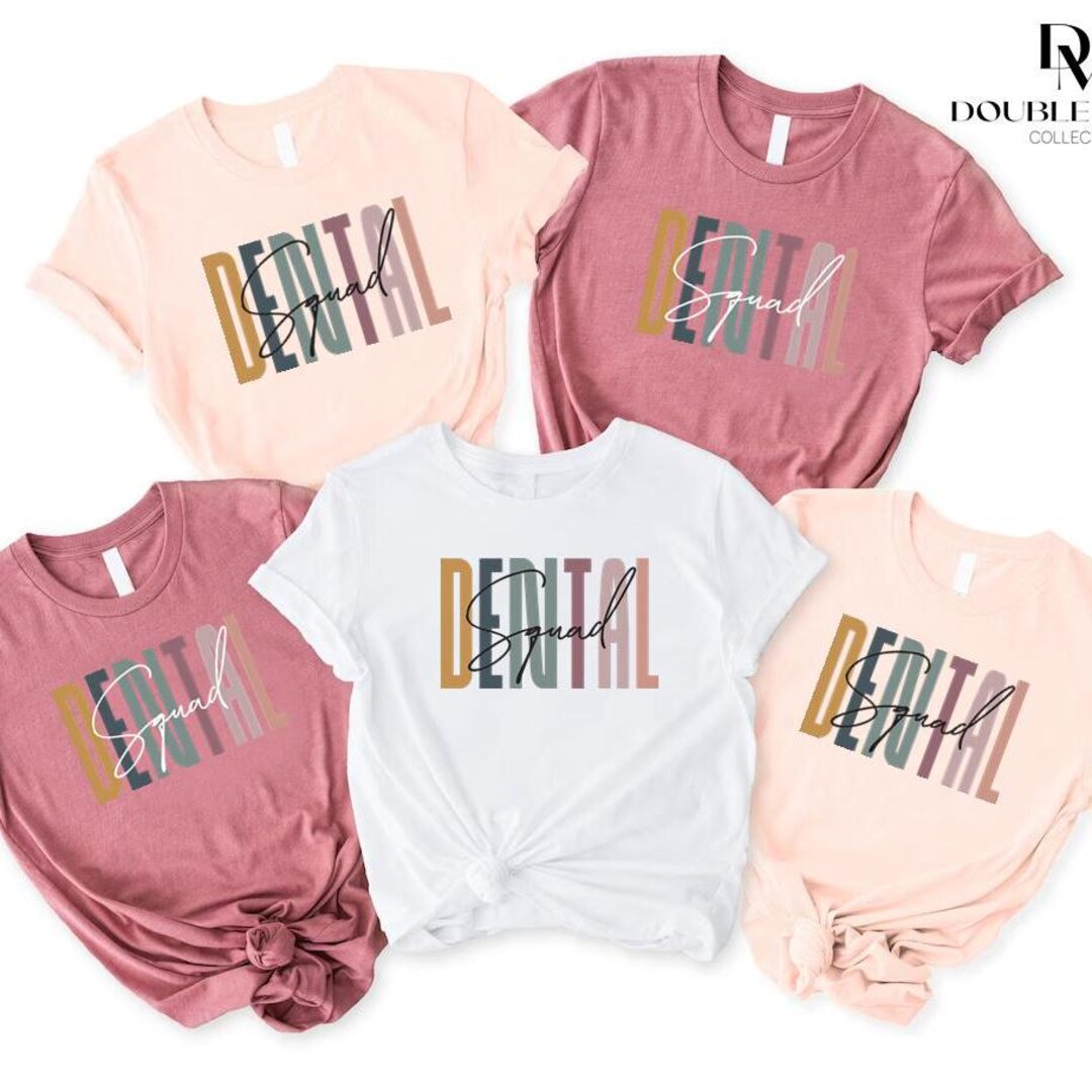 Dental Squad Tshirts, Dental Shirt for Women Men, Dental Assistant ...