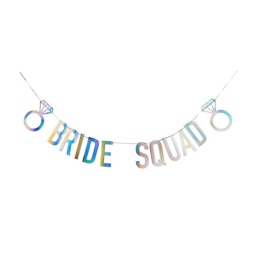 Bride Squad Hen Party Bridesmaid Banner Engagement Party - Etsy