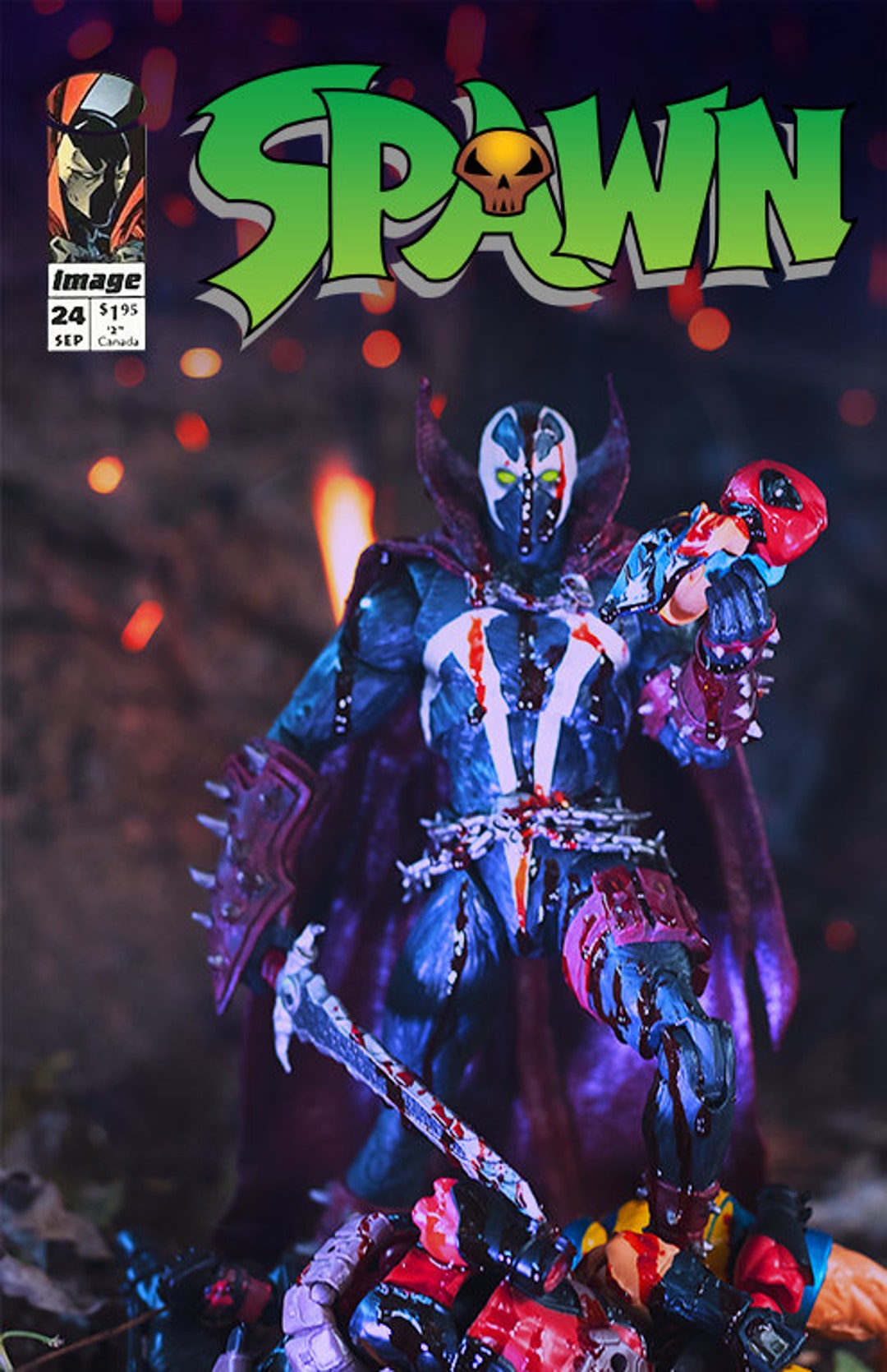 Spawn Comic Book Cover Poster - Etsy
