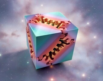 Vortex Gear Cube Fidget and Stress Relief Desk Toy Goings Innovations ...