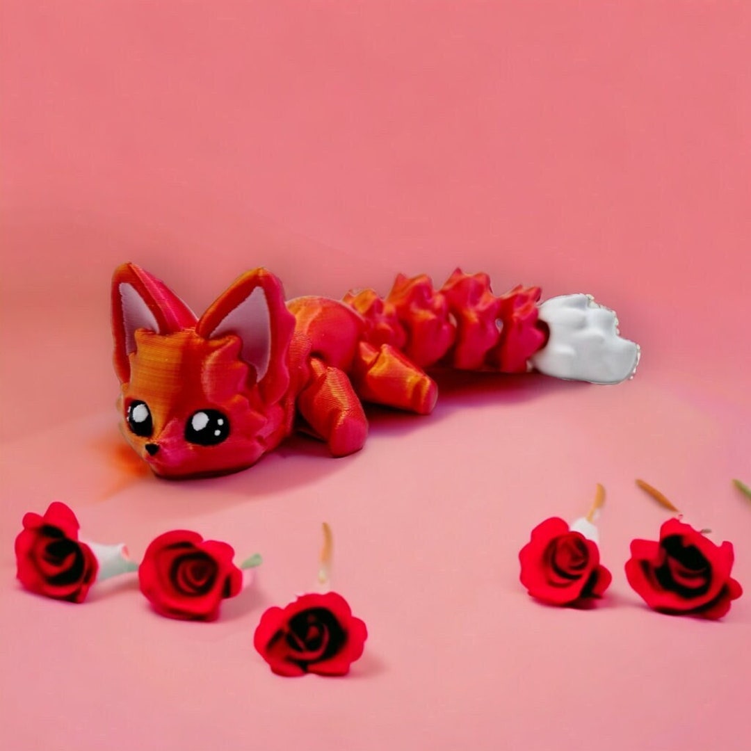 Cute Flexi Fox Fidget Model - Etsy