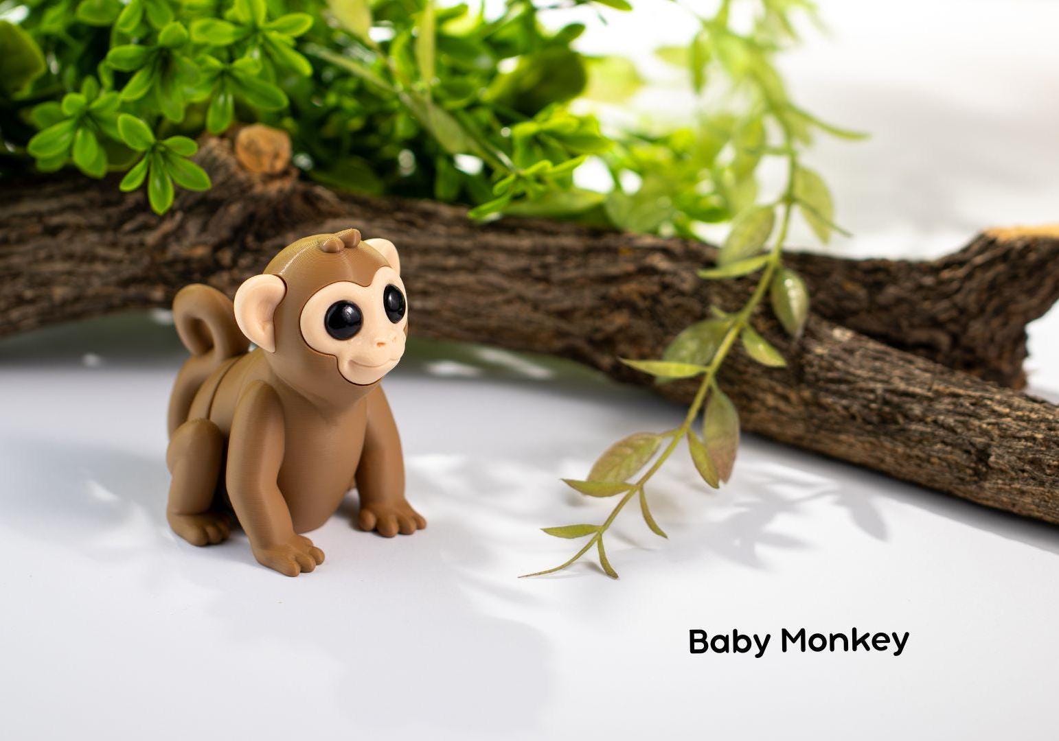 Tiny Monkey Model / Keyring - Etsy