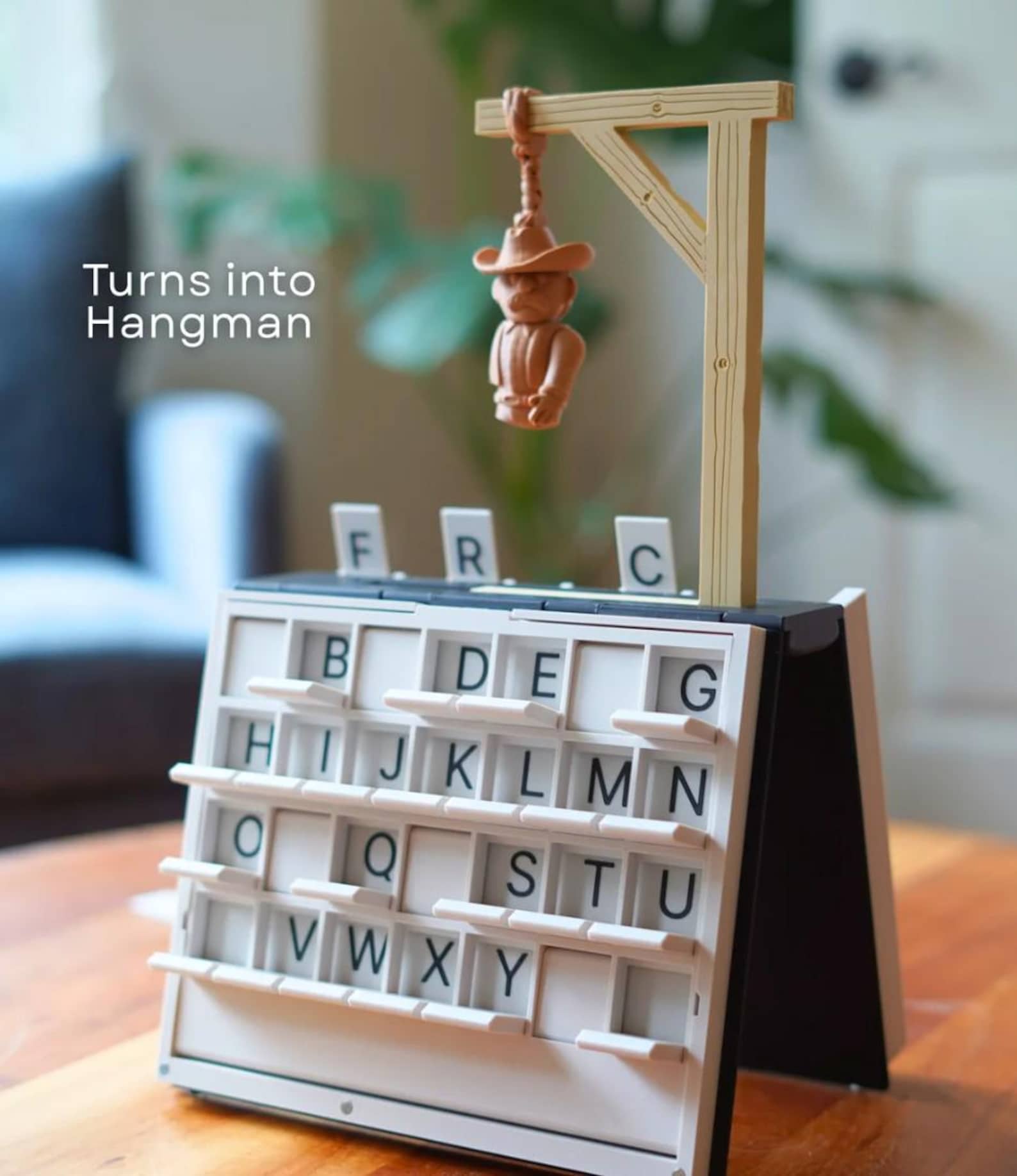 Playbook Hangman Game | 3D Printed Fold-up Word Guessing Board Game ...
