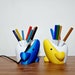 Cute Shark USB Cable Pen Holder - Etsy