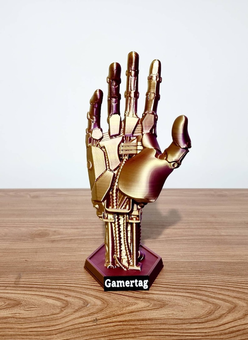 Robot Hand Controller Holder With Personalized Gamer Tag - Etsy UK